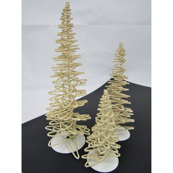 Department 56 | Holiday | Vintage Dept 56 Snow Village Zig Zag Trees ...